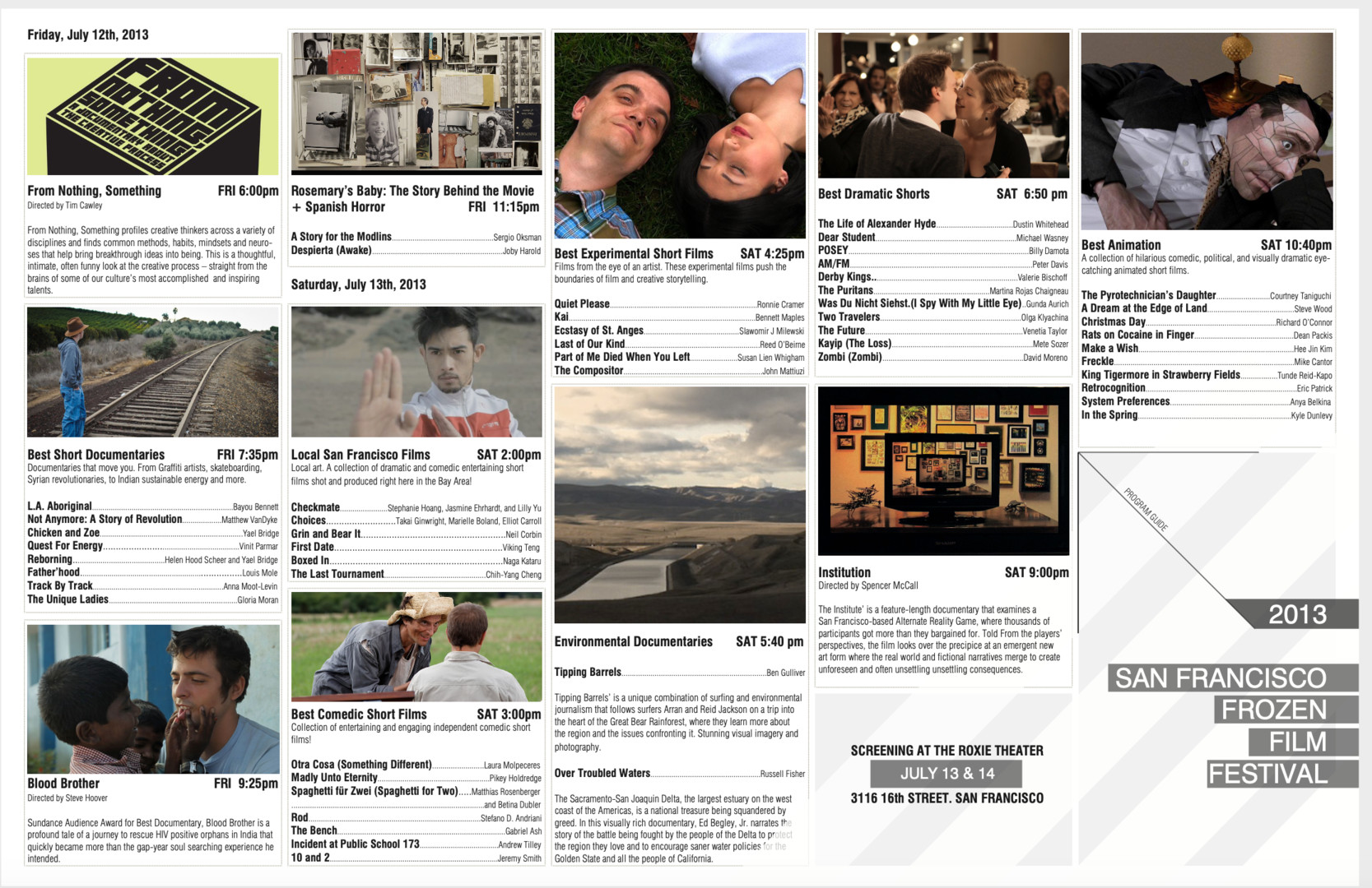 Photos of San Francisco Frozen Film Festival (SFFFF) - FilmFreeway