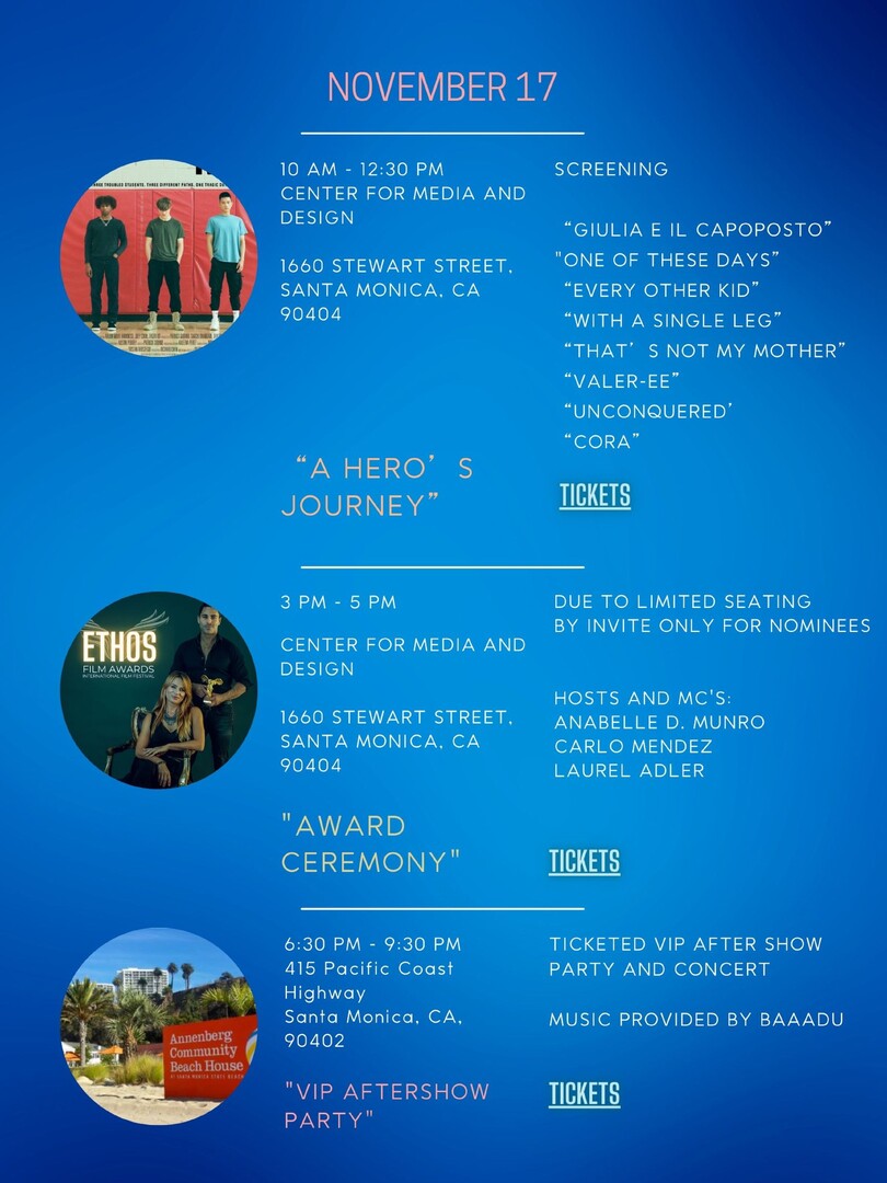 Photos of Artist Emerged International Film Festival (Ethos Film Awards ...