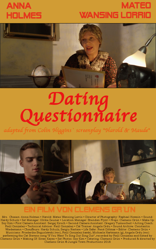 Dating Questionnaire - FilmFreeway