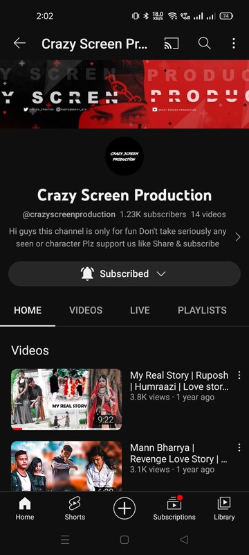 Crazy Screen Production - FilmFreeway