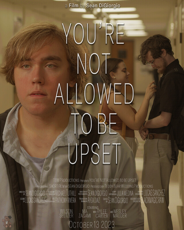 You're Not Allowed to Be Upset - FilmFreeway