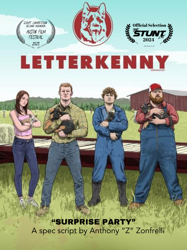 LETTERKENNY: "Surprise Party" (Spec Script) - FilmFreeway