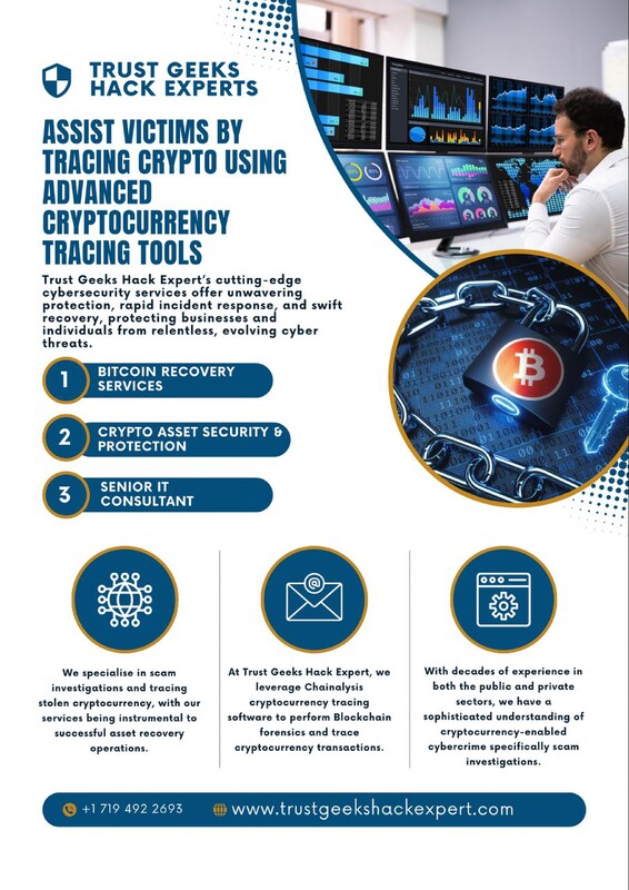BEST CRYPTO RECOVERY EXPERT FOR CRYPTO TRACING AND RECOVERY 2025/ TRUST GEEKS HACK EXPERT ...