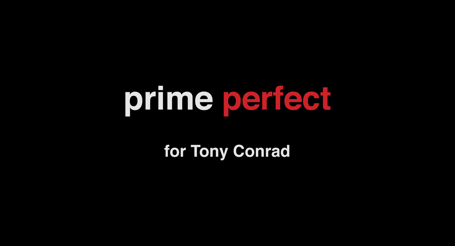prime perfect - FilmFreeway