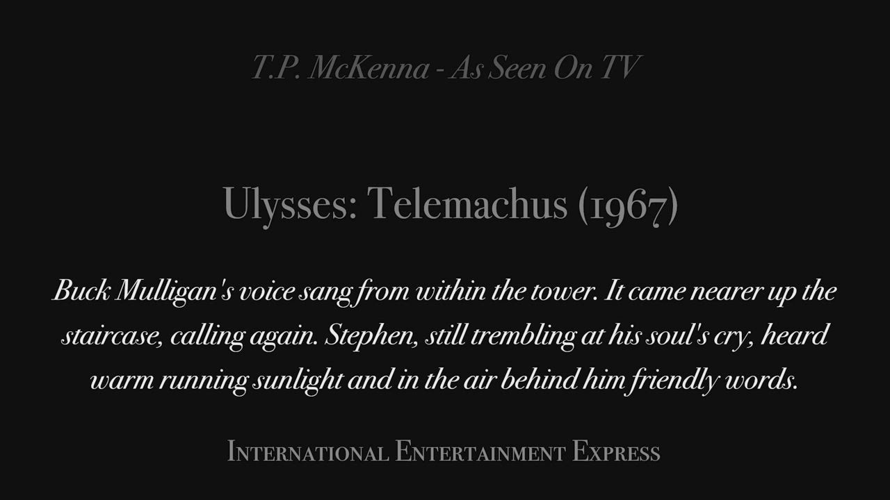 As Seen On TV - Ulysses - FilmFreeway