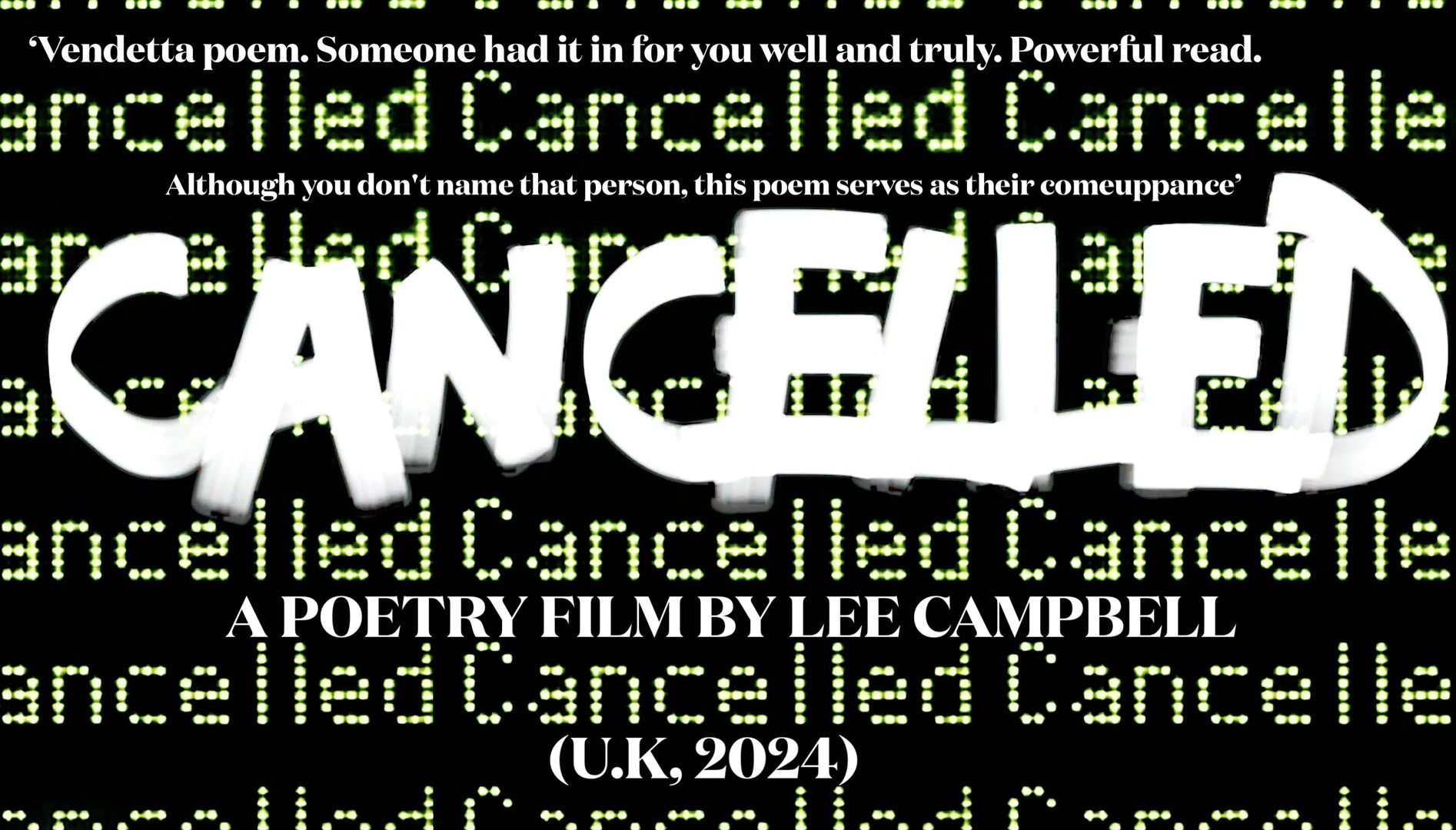 CANCELLED (2024) - FilmFreeway